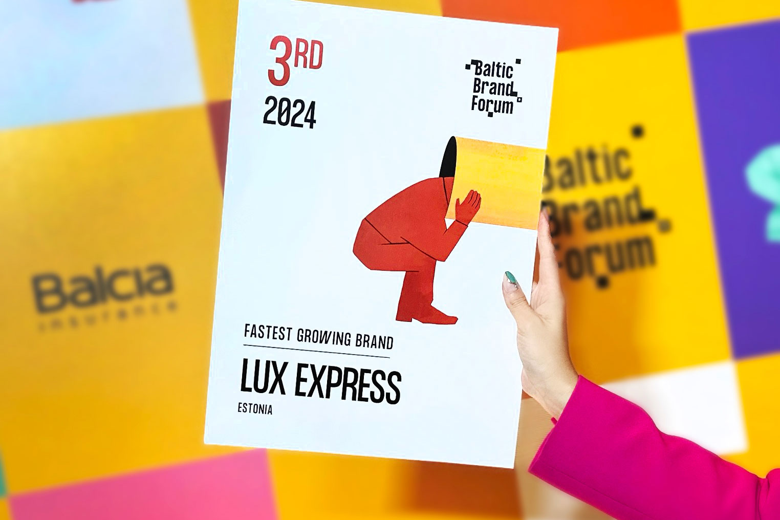 Lux Express achieved 3rd place at the Baltic Brand Awards!
