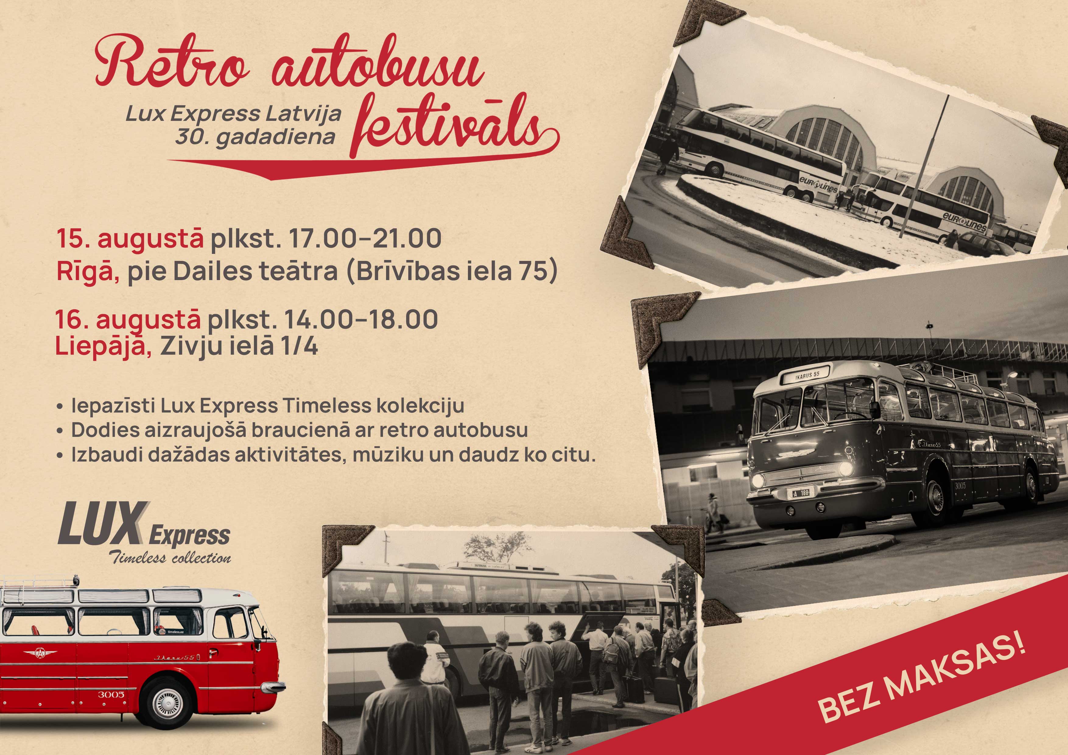 Lux Express Latvia 30 Anniversary