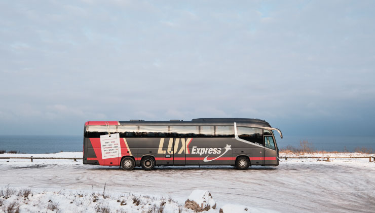 Lux Express: no one rides the bus standing up, not even during the holidays